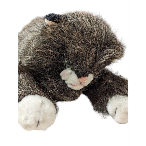 Unbranded | Toys | Realistic Gray Brown Cat Plush Stuffed Animal Toy ...